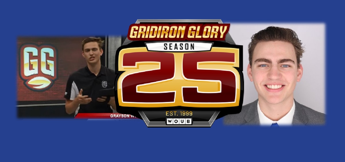 Gridiron Glory 25: Where Are They Now? Season 24 Host 鈥?Grayson Wolf